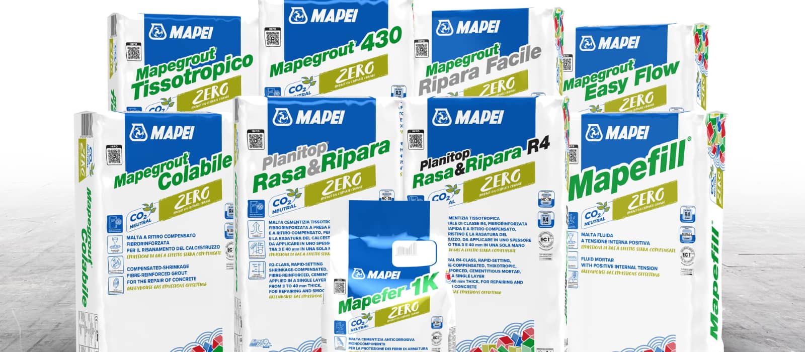 Mapei Linea Zero, l'offerta si allarga ai prodotti per l'edilizia